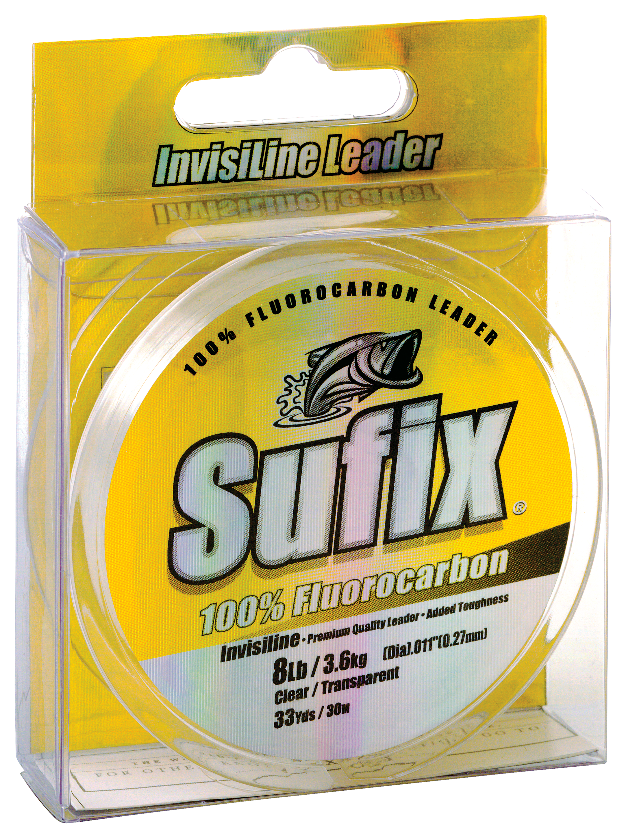 Sufix 100% Fluorocarbon Invisiline Leader | Cabela's